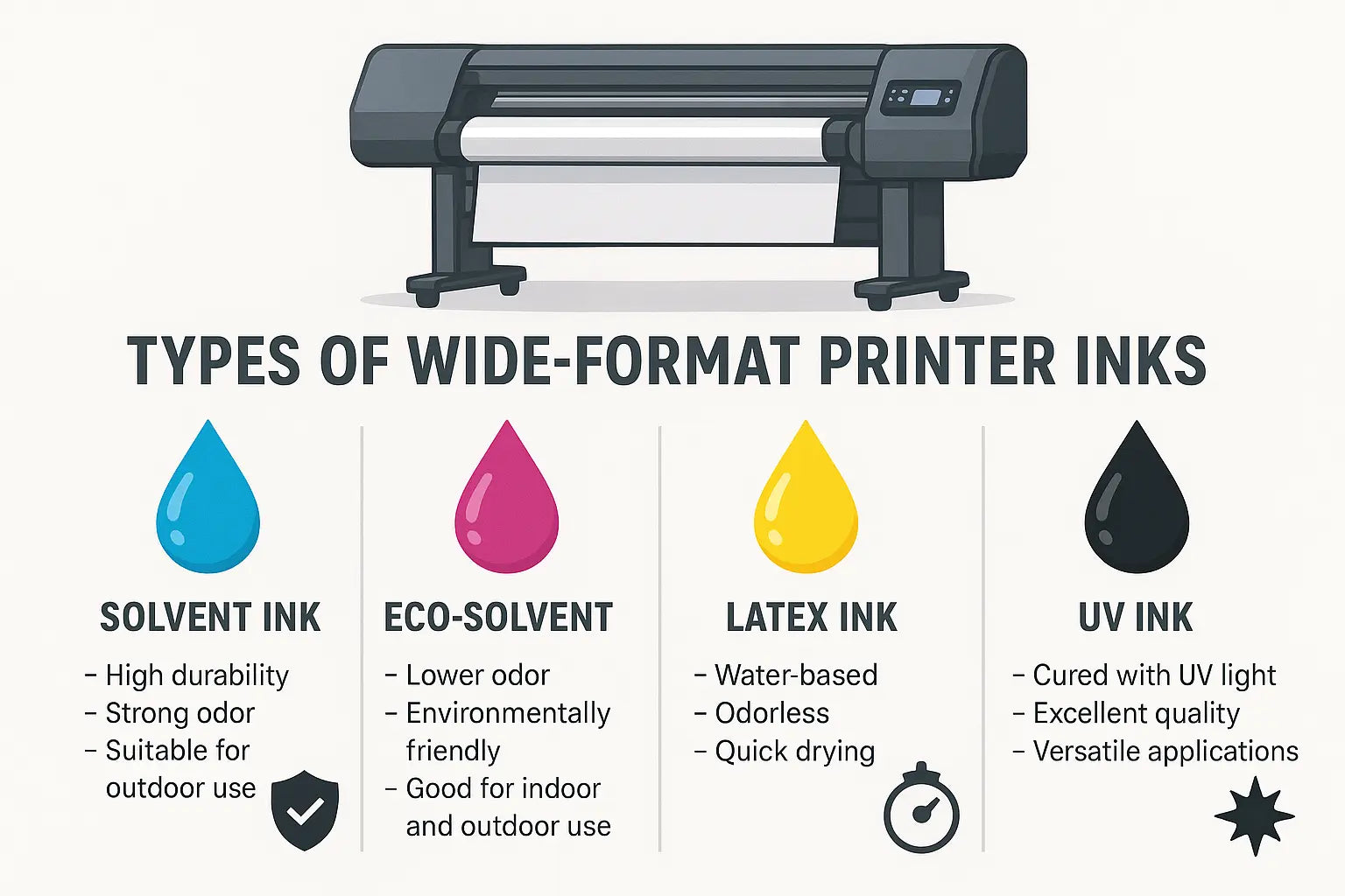 Complete Guide to Choosing the Right Ink for Your Wide-Format Printer ...